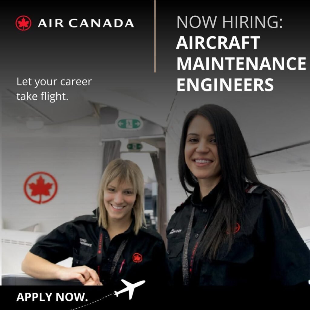 Air Canada Job Vacancy - Aircraft Maintenance Engineers B1, B2 ...
